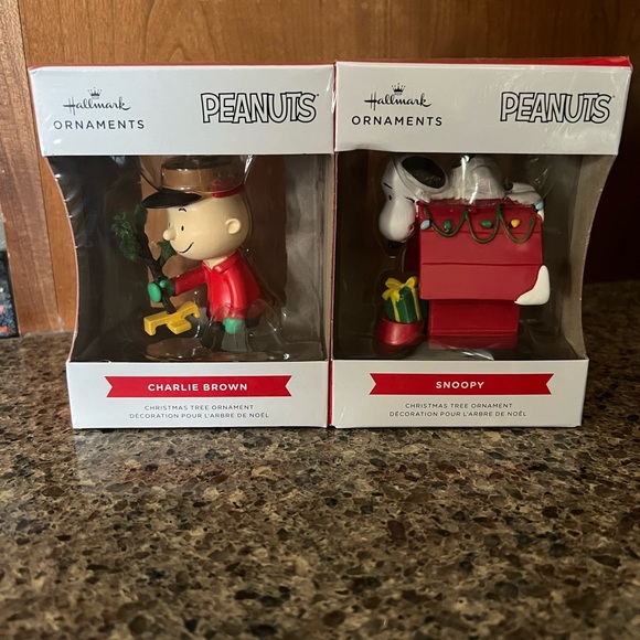 Holiday | Peanuts Hallmark Charlie Brown Snoopy Christmas Ornaments New ...